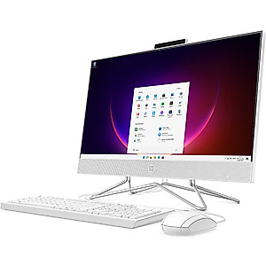 HP 2022 Newest All-in-One Desktop Computer, 23.8" Full HD Touchscreen, AMD Ryzen 5 3500U Processor, AMD Radeon Vega 8 Graphics, 64GB RAM, 1TB SDD + 2TB HDD, Webcam, Windows 11 Home