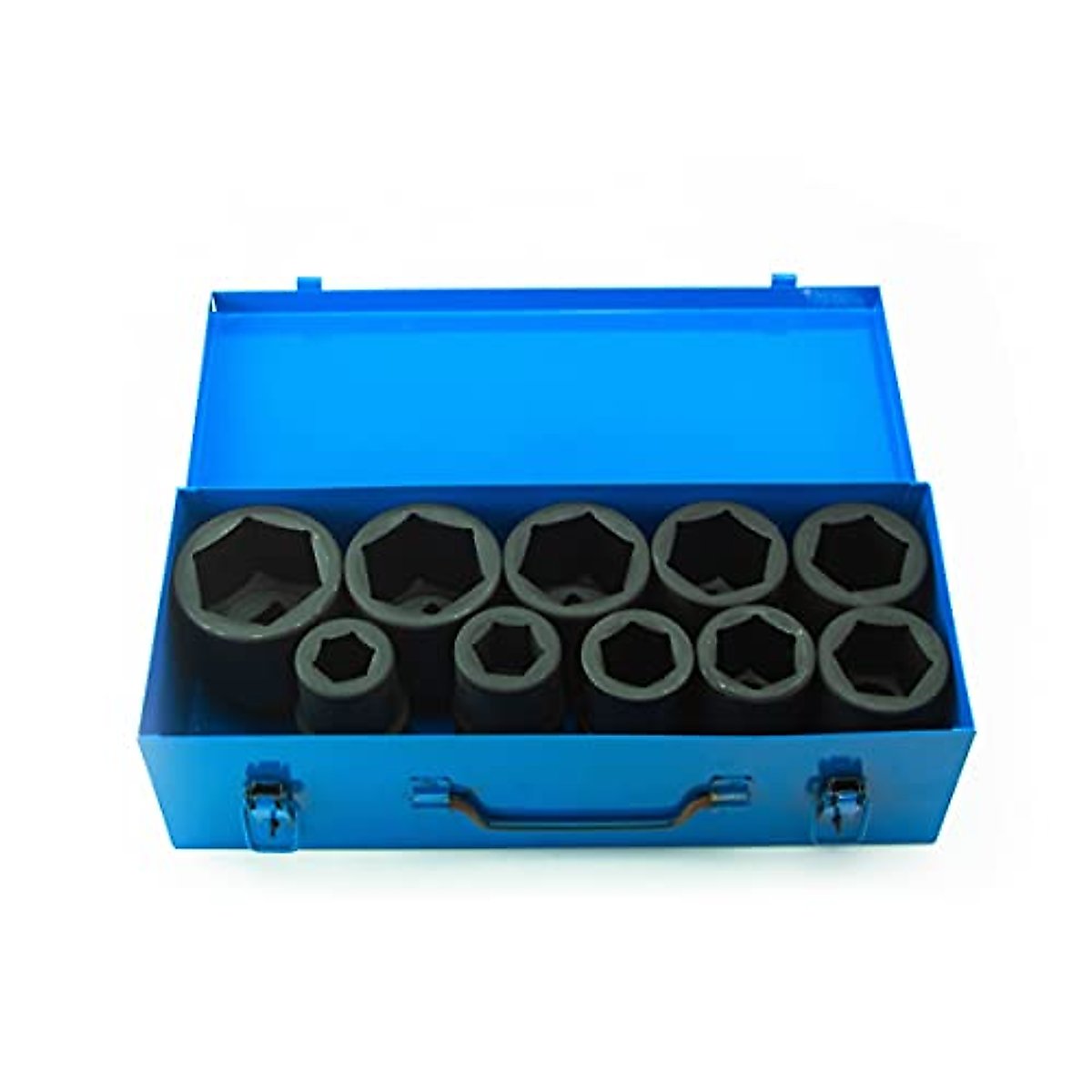 VCT 1" Drive Deep Impact Socket Set, SAE, CrV, 6-Point, 7/8" - 2", 10-Sockets