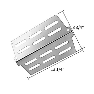 Grill Parts for Weber Genesis 300, 17.5 inch flavorizer Bar & Heat Deflector Plate Replacement for Weber Genesis E310 E320 E330 EP310 EP320 EP330, Grill Replacement Parts for Weber 7620 7622