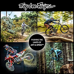 Troy Lee Designs A3 Uno Half Shell Mountain Bike Helmet W/MIPS - EPP EPS Premium Lightweight - All Mountain Enduro Gravel Trail Cycling MTB (Camo Blue, Medium/Large)