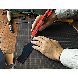 Fixson Utility Knife 9-MM Box Cutter (6 PACK) Retractable Razor Blades Knifes with Snap Off Blades and Slide Locks, Great Packaging Tools & Hobby Knife (10 REPLACEMENT BLADES INCLUDED)