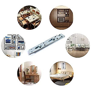 4 Sets Bed Rail Brackets,Heavy Duty Bed Rail Fittings for Connecting to Wood, Headboards and Foot-Boards, with Screws