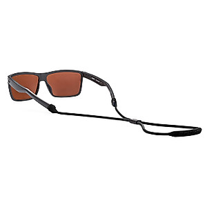 Pilotfish Premium Silicone Sunglasses Strap, Adjustable Glasses Retainer with Unique Passthrough Design – Universal Fit (Black)