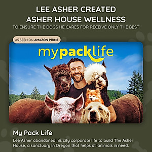 Asher House Wellness Probiotics Digestive Chew for Dogs - Dog Probiotic, Digestive Enzymes for Gut Health & Digestion - Pet Chews for Diarrhea, Upset Stomach, Allergies, Itchy Skin Relief, 120 Chews