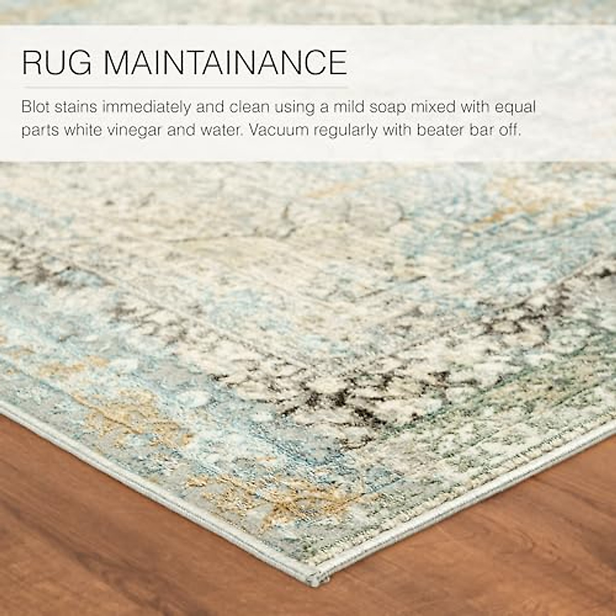 Jaipur Living Vibe Thayer 7'10"X10' Area Rug, Updated Traditional Green for Indoor Spaces