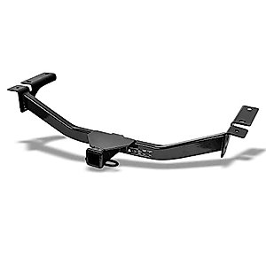 TLAPS 7422443836849 for 2007-2014 Ford Edge / 2007-2015 Lincoln MKX Class 3 III Black 2" Trailer Hitch Receiver