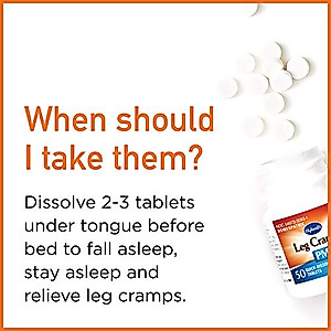 Hyland''s Leg Cramps PM Nighttime Cramp Relief Tablets, 50 Count (Pack of 2)