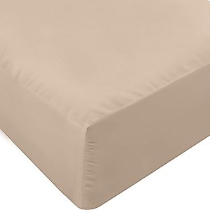 Utopia Bedding Full Fitted Sheet - Bottom Sheet - Deep Pocket - Soft Microfiber - Shrinkage and Fade Resistant - Easy Care -1 Fitted Sheet Only (Beige)