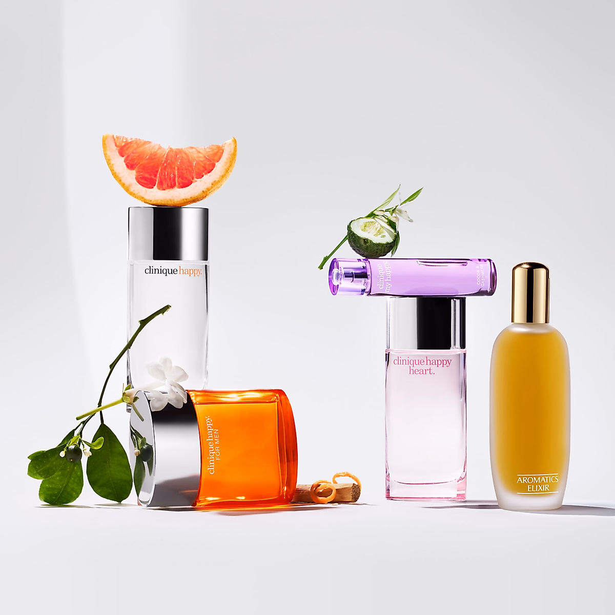 Clinique Happy Heart Eau de Parfum Spray - Perfume for Women | Notes of Mandarin, Cucumber, Yellow Primrose, Water Hyacinth, + Blonde Wood, 1.7 Fl Oz