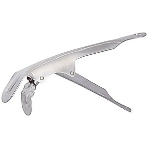 New Star Foodservice 50479 Deep Pizza Tray Pan Gripper Holder, 8", Silver