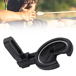 SPYMINNPOO Brush Arrows Rest Set, Compound Recurve Bow Brush Arrows Rest Set Round Arrows Stand Hunting Accessories for Left Right Hand Extreme Sports