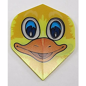 US Darts Ruthless Happy Duck Standard Dart Flights - 3 Sets (9 Flights) - 100 Micro Ex-Tough