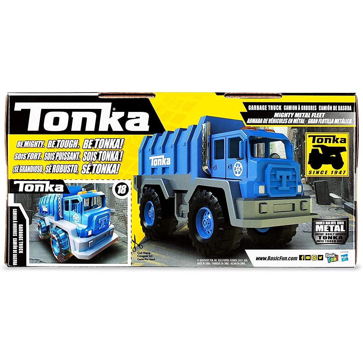 Tonka - Mighty Metal Fleet Garbage Truck