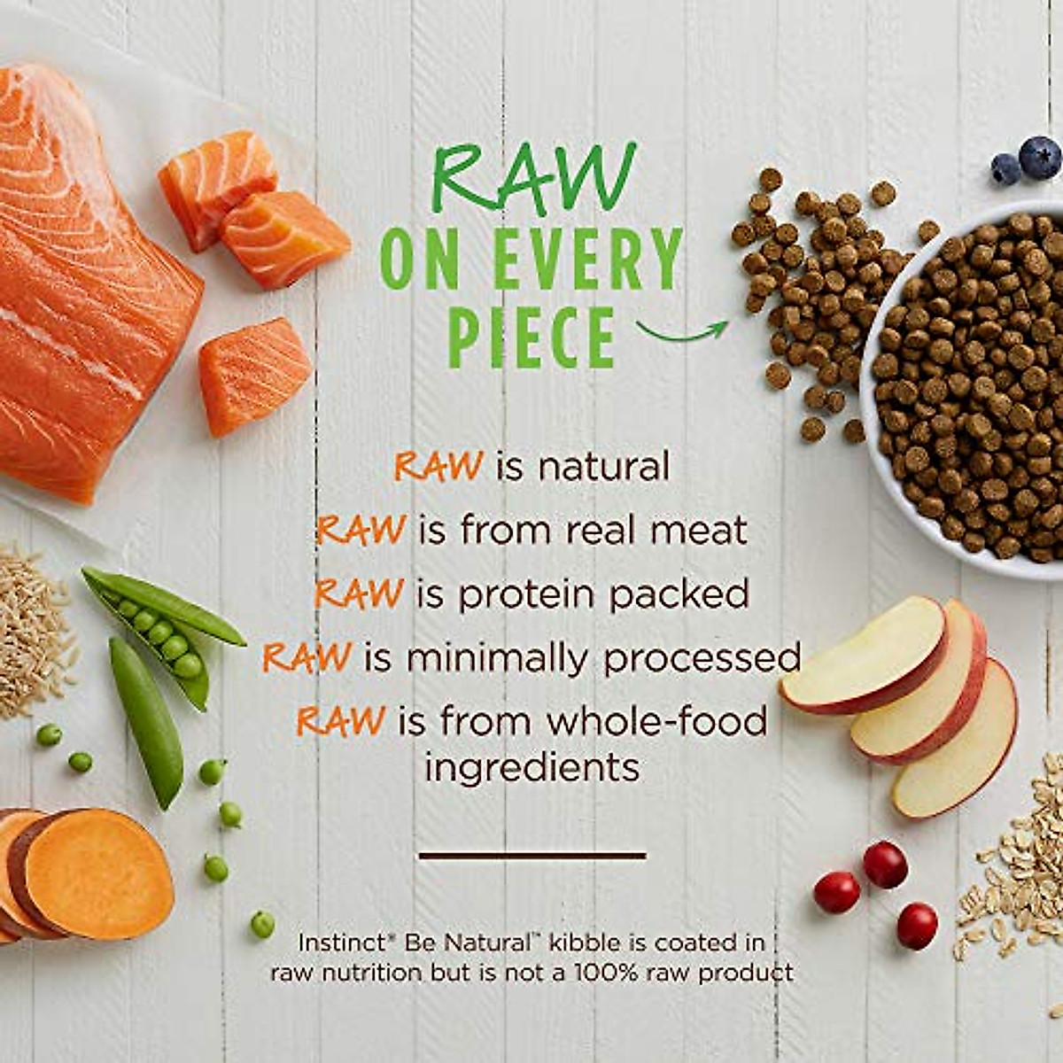 Instinct Be Natural Real Salmon & Brown Rice Recipe Natural Dry Dog Food, 4.5 lb. Bag