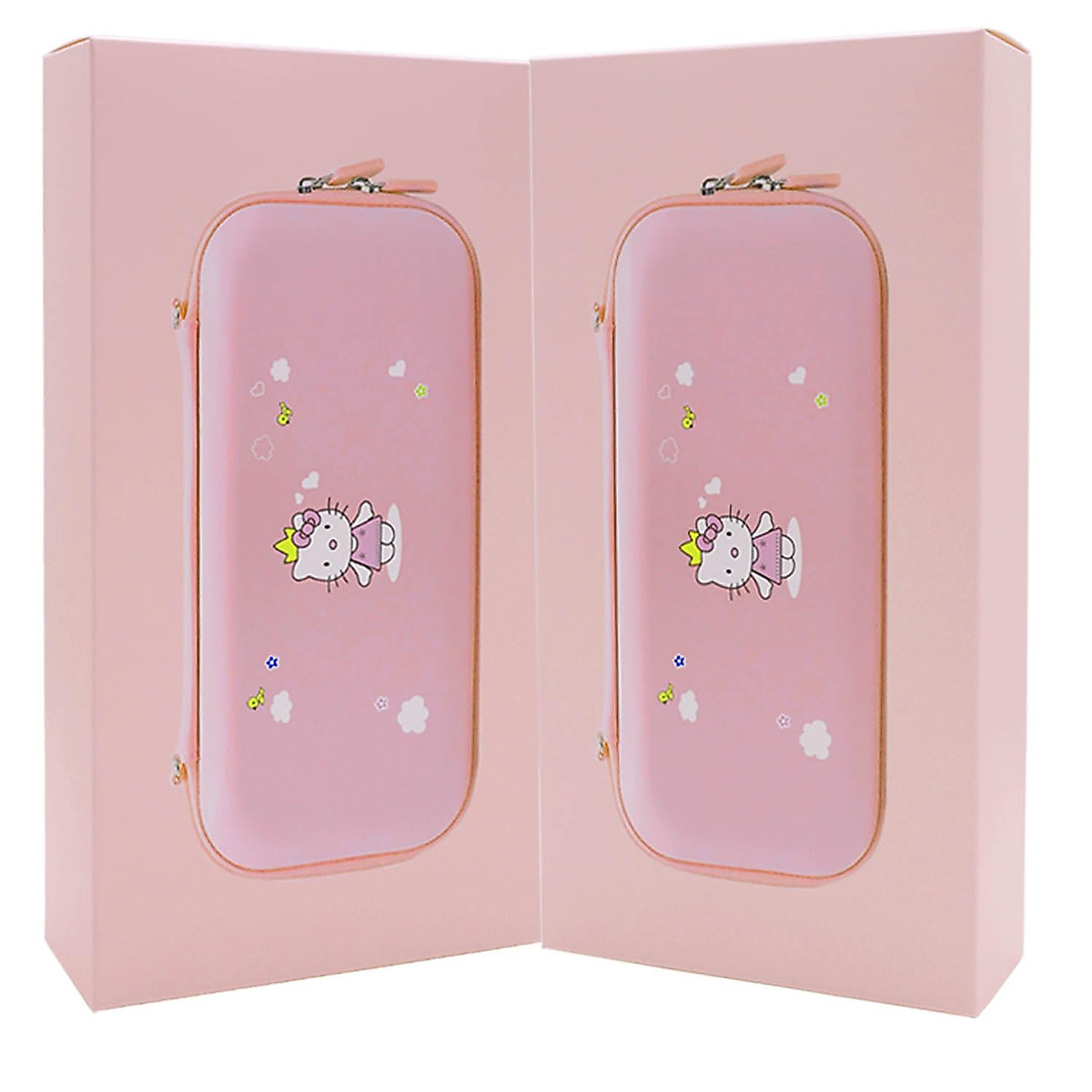 GUTIAL Accessories Bundle for Nintendo Switch Lite - Cute Kawaii NS Lite Accessories kit for Grils Boys Kids with Carrying Case, Cartoon Cover Case, Screen Protector, Stand - Pink