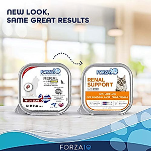 Forza10 Wet Renal Care Cat Food with Lamb, 3.5 Ounce Can Kidney Support and Renal Health, 12 Pack