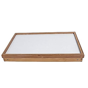 KTY Table Top Adjustable Dining-Table Wood Color & White Plank