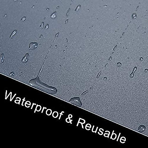 YoleShy 6 Pcs Plastic Placemats, Heat Resistant Washable Table Mats for Dining, Kitchen (17'' x 11'')