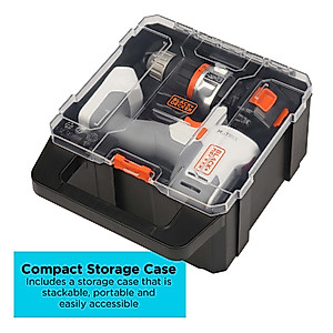 BLACK+DECKER BLACK+DECKER MATRIX 20V MAX* Drill Kit with Storage Case (BDCDMT120WCSTFF)