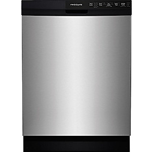 Frigidaire 4-Piece Set with FFHB2740PS 36" French Door Refrigerator, FFGF3053LS 30" Gas Range, FFBD2412SS 24"Built In Dishwasher and FFMV164LS 30" Over The Range Microwave Oven in Stainless Steel