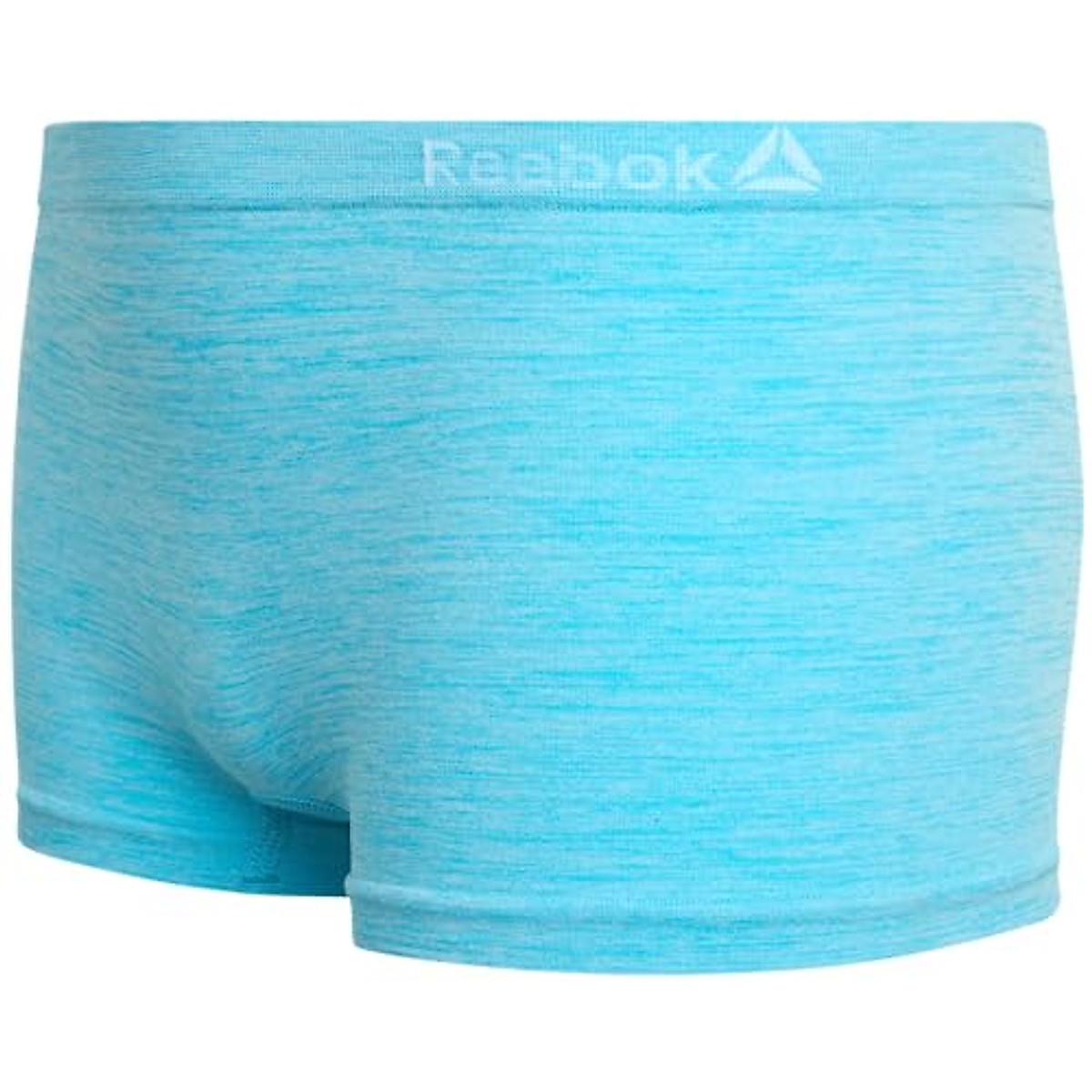 Reebok Girls' Boyshorts Underwear - 5 Pack Soft Seamless Girls Panties Boy Shorts - Breathable Panties for Girls (6-16), Size Medium, Sharkskin Print/Evening Blue/Bright Pink/Black/Aqua