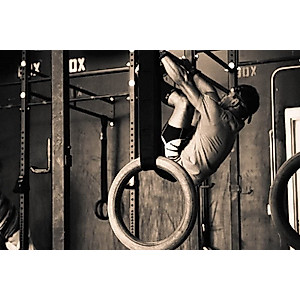 Pullup Hand Grips, Gymnastic Leather Hand Wrist Wrap Protection Ideal for Weightlifting, WODs, Olympic Lifting and Gymnastics (X-Small)