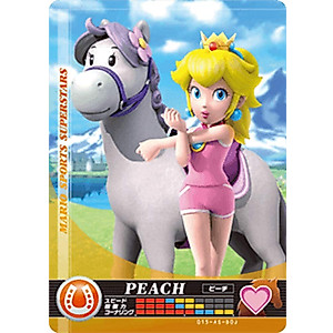 Nintendo Mario Sports Superstars Amiibo Card Horse Racing Peach for Nintendo Switch, Wii U, and 3DS