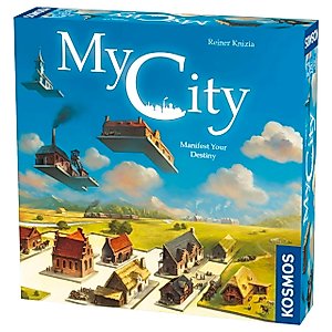 Thames & Kosmos My City | Family – Friendly | Legacy Board Game | Kosmos Games | 2 to 4 Players | Ages 10 and Up | Award Winning Designer Reiner Knizia , Blue