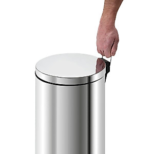 Westerly 3 Pcs Premium Stainless Steel Trash Bin Set - 30L, 5L, 3L