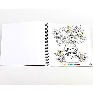 Brain Games - Color by Number: Stress-Free Coloring (Green)