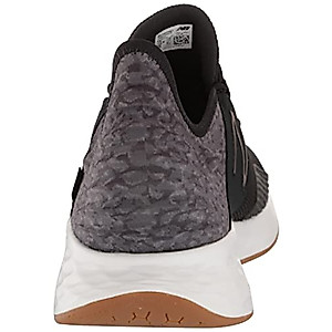 New Balance Men's Fresh Foam Roav V1 Running Shoe, Black/Grey, 11