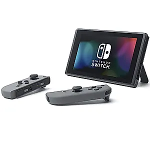 Nintendo 2020 Switch Family Christmas Holiday Bundle - Gray, 6.2" Touchscreen LCD Display, Bluetooth + NexiGo Joy-Con and Pro Controllers Charging Dock + NexiGo 128GB MicroSD Card Bundle