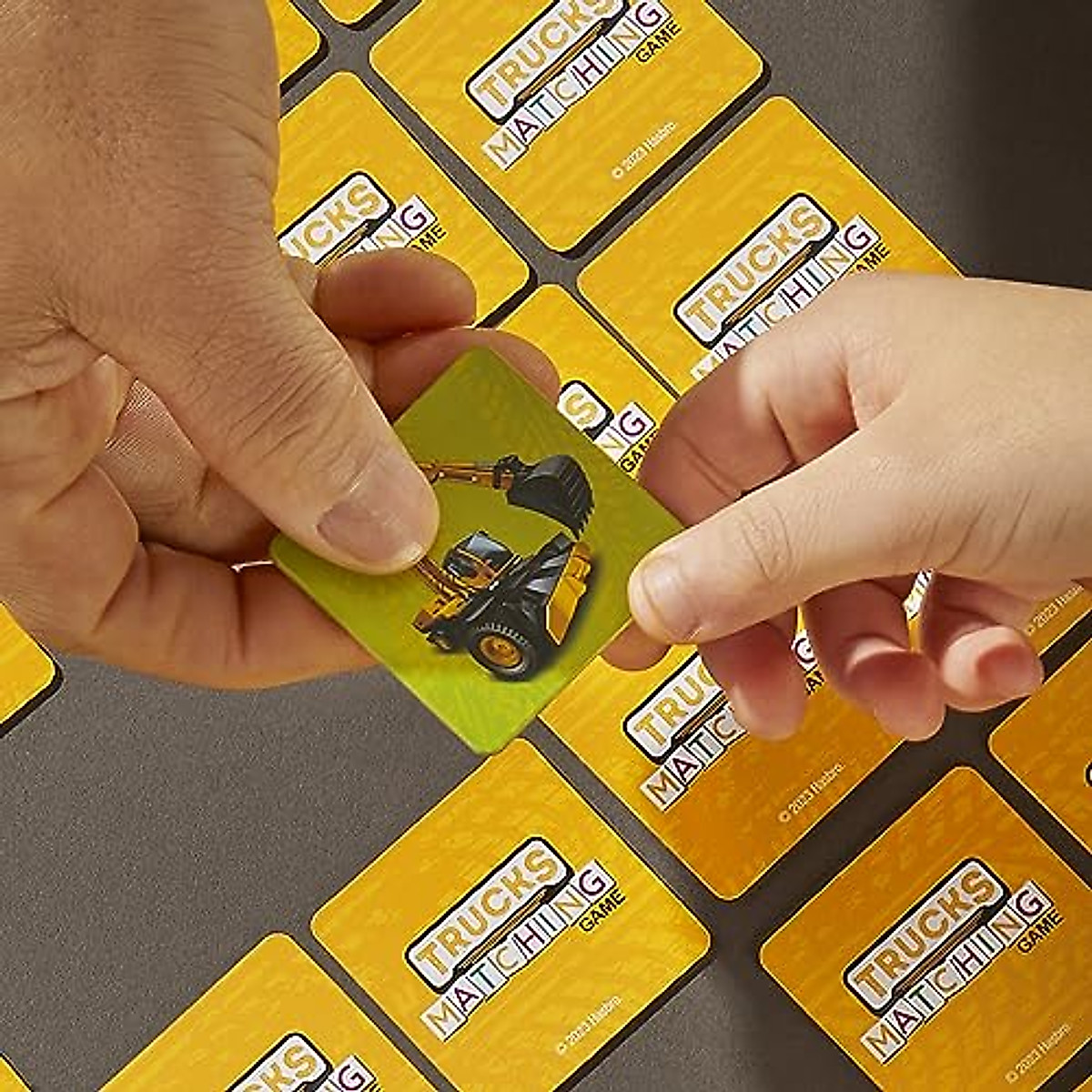 Hasbro Gaming Trucks Matching Game | Preschool Games for Boys & Girls | Memory Card Game | Easter Gifts for Kids | Ages 3+ (Amazon Exclusive)