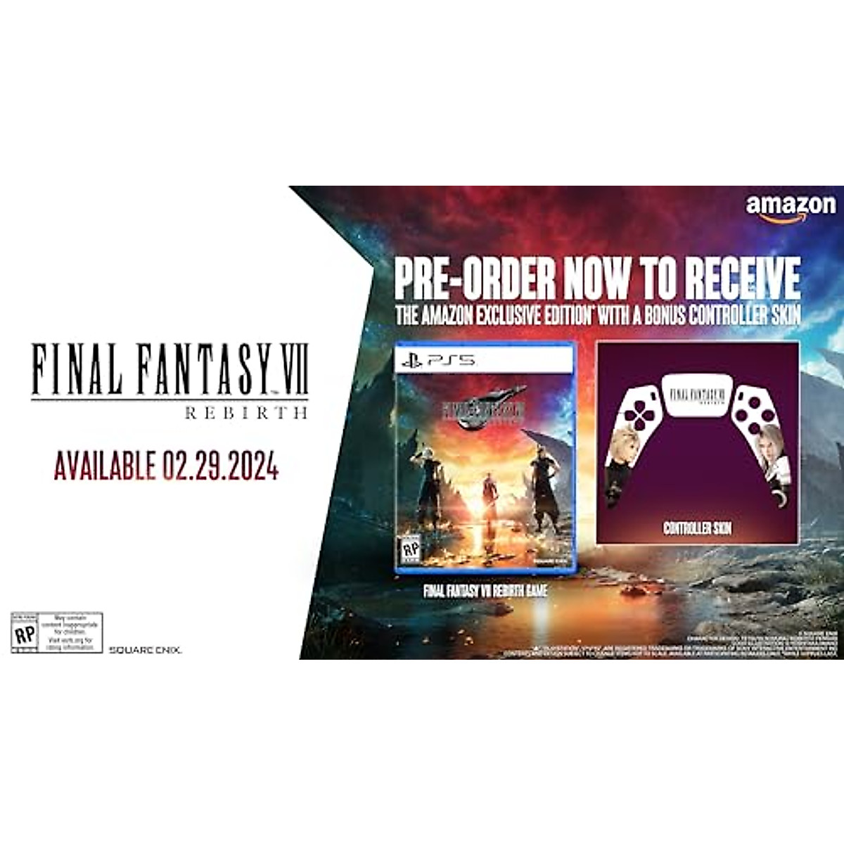 Final Fantasy VII Rebirth - Exclusive Amazon Edition (PS5)