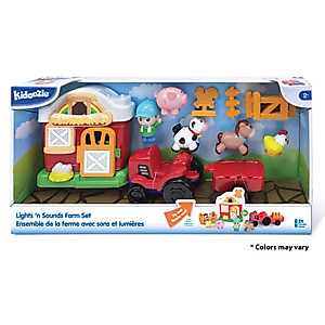 Kidoozie Lights 'n Sounds Farm Set - Playset Activity Toy for Children Ages 2 Years and Older (G02591)