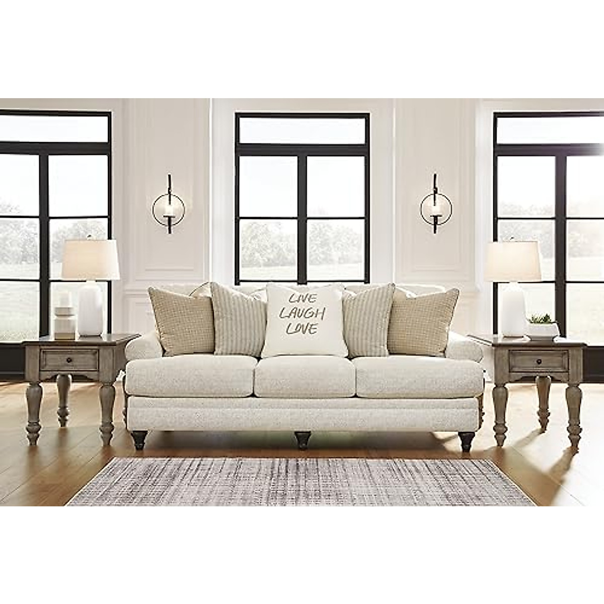 Signature Design by Ashley Valerani Classic Sofa for Living Room, Beige