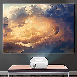 Mini Projector 1080P HD Portable Projector with 100 Inch Large Screen Home Apartment Must Haves Electronics Tech Gadgets Mini TV Birthday Gifts for Men Personalized Gifts