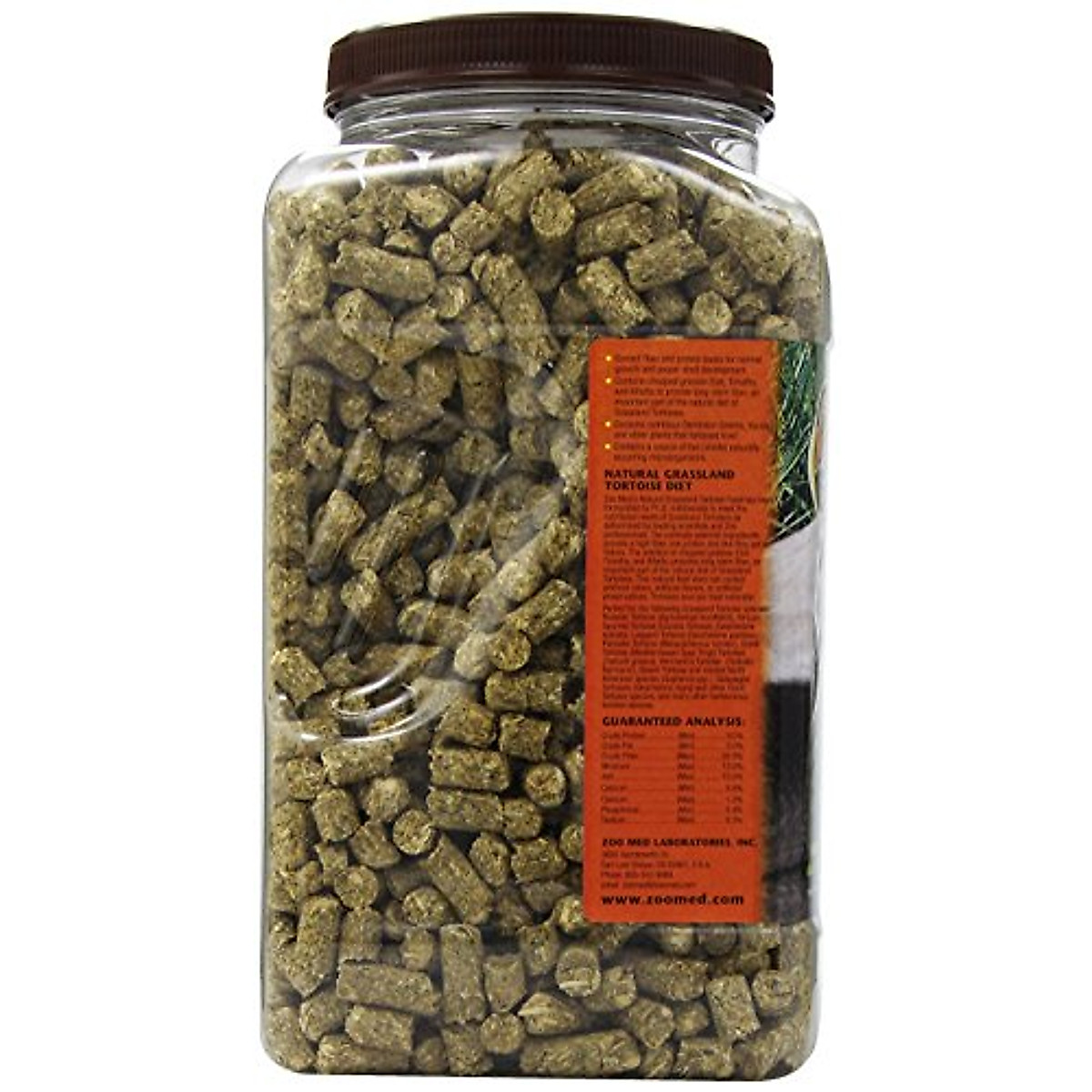 Zoo Med Natural Grassland Tortoise Food, 60 oz.