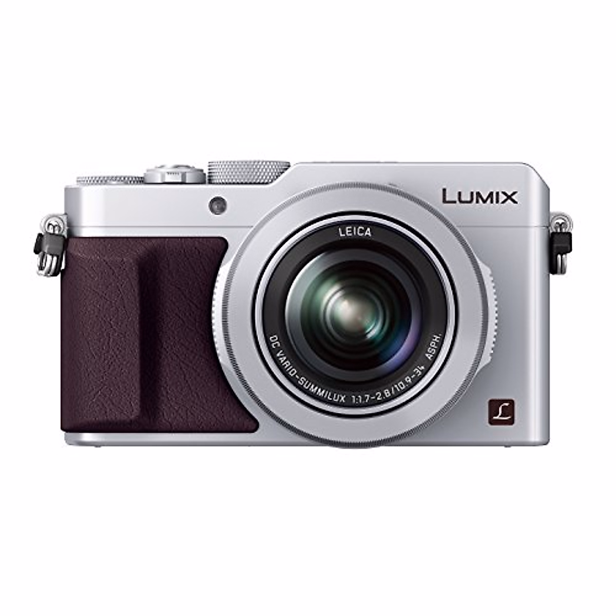 Panasonic Lumix DMC-LX100 Digital Camera, 12.8MP, 3.0-Inch Display, 24-75mm Leica DC Vario-Summilux f/1.7-2.8 Lens, 4K Ultra HD Video, HDMI/USB, Wi-Fi, NFC (Silver)