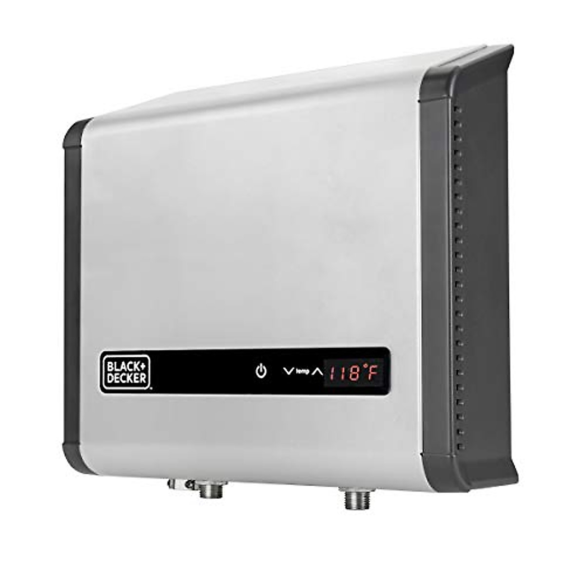 BLACK+DECKER Tankless Electric Water Heater 18kW 240 Volt 3.7GPM, Self-Modulating Multi-Application Unit for Small Homes or Apartments, Hot Water on Demand, Digital Temperature Display