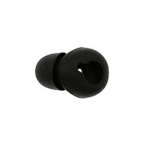 ALXCD Eargel for Gear Circle SM-R130, 3 Pair Medium Anti-Slip Durable Silicone Replacement Ear Tip Earpads, Fit for Samsung Gear Circle Bluetooth Earphone SM-R130 [Black] (3 Pair)