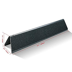 GRISUN 7636 15.3 Inch Flavorizer Bars for Weber Spirit I & II 300 Series - Spirit E310 E320 E330 S310 S320 S330 Gas Grill with Front Control Knobs Replacement Parts, Porcelain Enameled Heat Tent 16GA