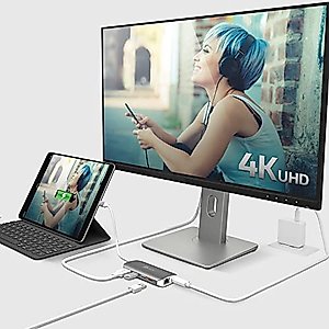 j5create USB-C 9-in-1 Multi Adapter Multi Adapter HDMI/Ethernet/USB 3.1, SD and MicroSD/PD 3.0 | 4K HDMI for MacBook | ChromeBook |USB-C Devices (JCD383)