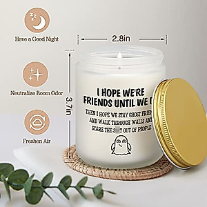 Gifts for Women Men, Unique Friendship Gift for Best Friend BFF Bestie, Funny Personalized Birthday Anniversary Christmas Present for Coworker Sister Classmate Female, Lavender Candle for Her Him