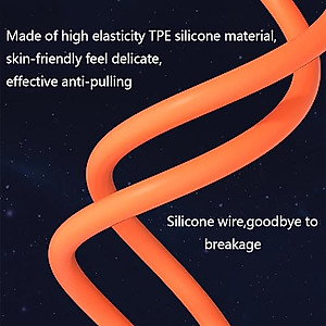 Chubby USB C Cable,180° Rotating USB C Charger Cable,USB A to USB C Charging Cable,Orange,3.3ft,Compatible with Samsung Galaxy S10,Note 9,A11,Moto Z2 (not Compatible with i-Phone)