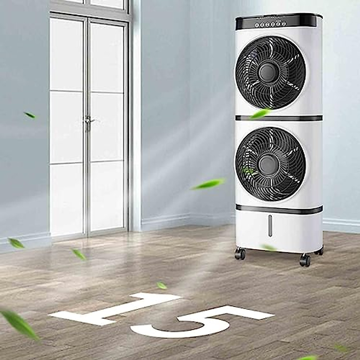 Portable air conditioner,3-IN-1 Air Cooler,Twin turbo air cooler,Optimized air duct,move silently,ac unit for bedroom,energy saving,power saving,suitable for bedroom,office,RV