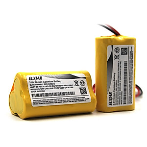 (5-Pack) 3.6V 900mAh Ni-CD AA Exit Sign Emergency Light Battery, Replacement Battery for Exitronix 10010037, Max Power B2-0031 MH468886, Unitech LEDR-1 6200RP, Dantona CUSTOM-318 OSA230, Lowes 253799