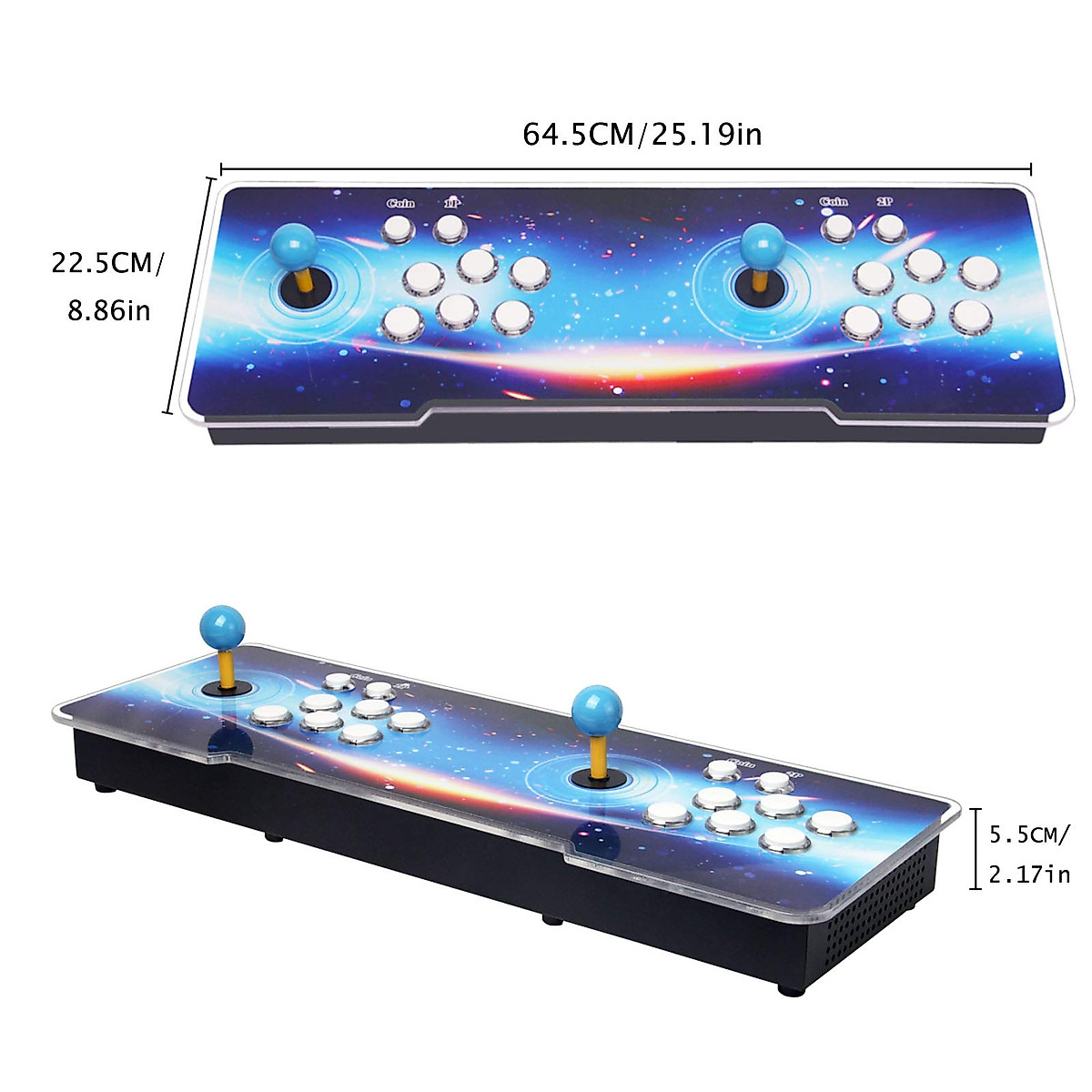 SupYaque 26800 Games in 1 Pandora Box Arcade Console - 3D Games, 1-4 Players - Favorite List, Save/Search/Hide/Pause Game, HDMI VGA to Connect for TV- Powerful Hardware for Arcade Gaming