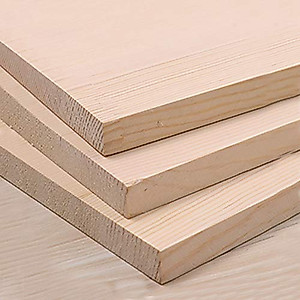 ppl Pine Modern Rustic All Wood Wall Shelves for Bedroom, Bathroom, Family Room