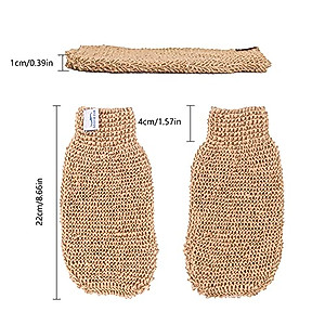 Texture And Spa Exfoliating Dual Massage For Shower Body Gloves Bath Scrubs Beauty Tools Body Sponge Men